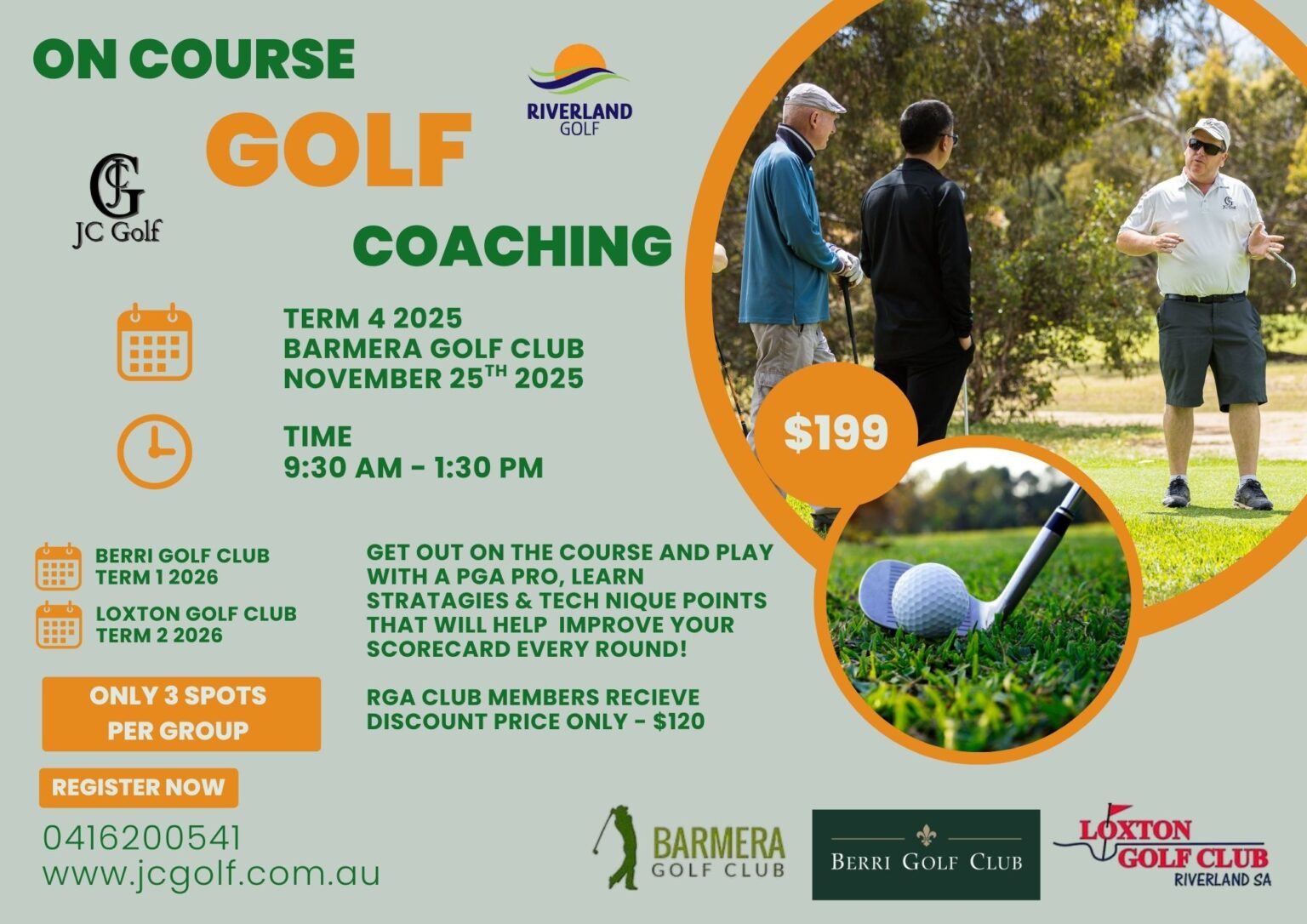 Coaching / Schedule – JC Golf | Jamie Clutterham – PGA Professional